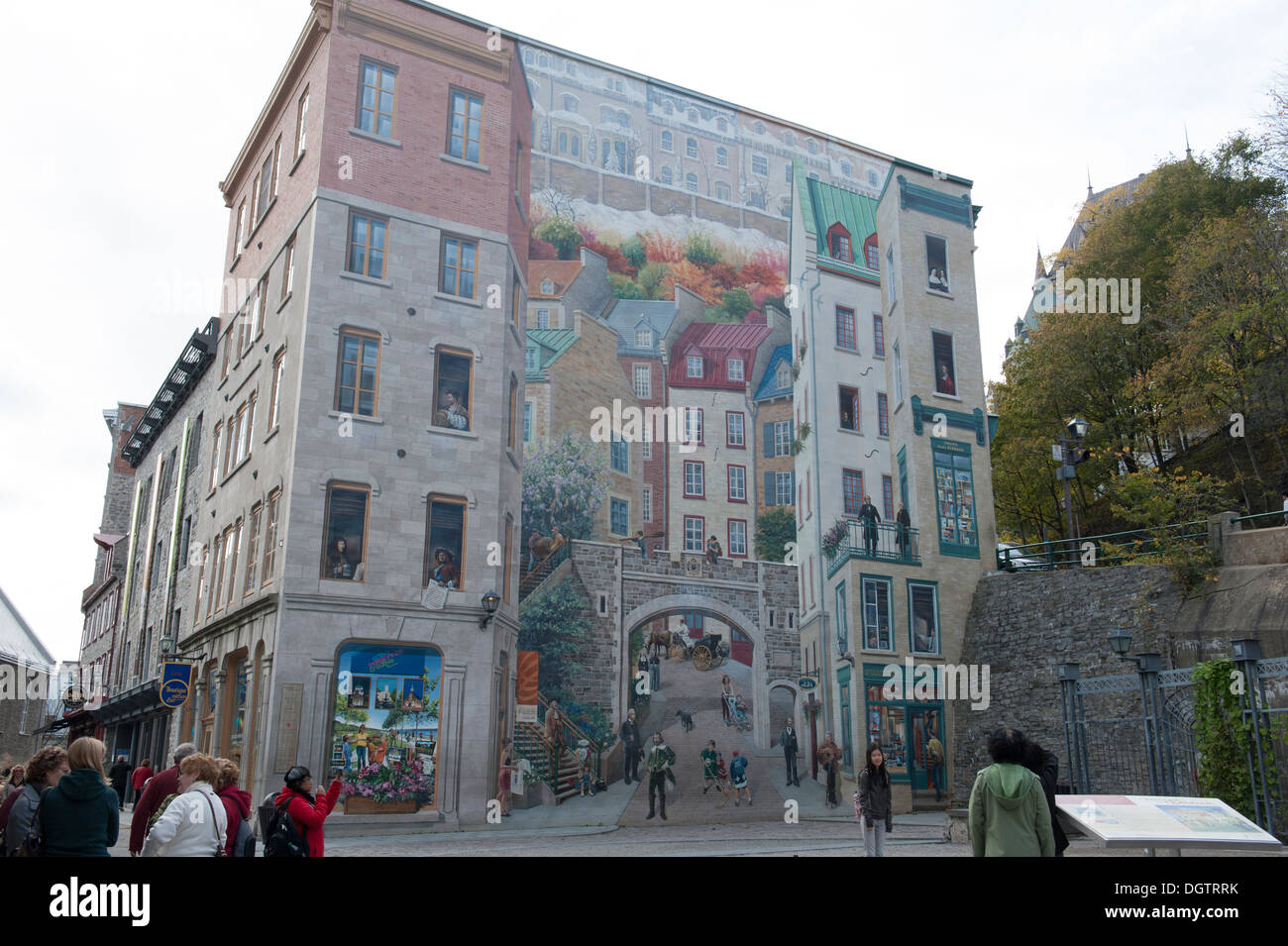 Quebec city mural Banque de photographies et d’images à haute ...