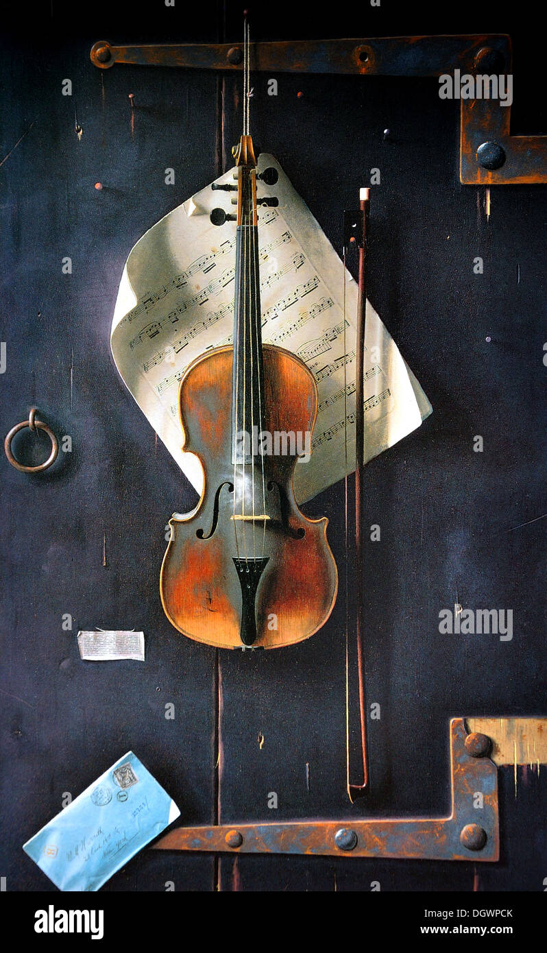 1886 william michael harnett Banque de photographies et d’images à ...