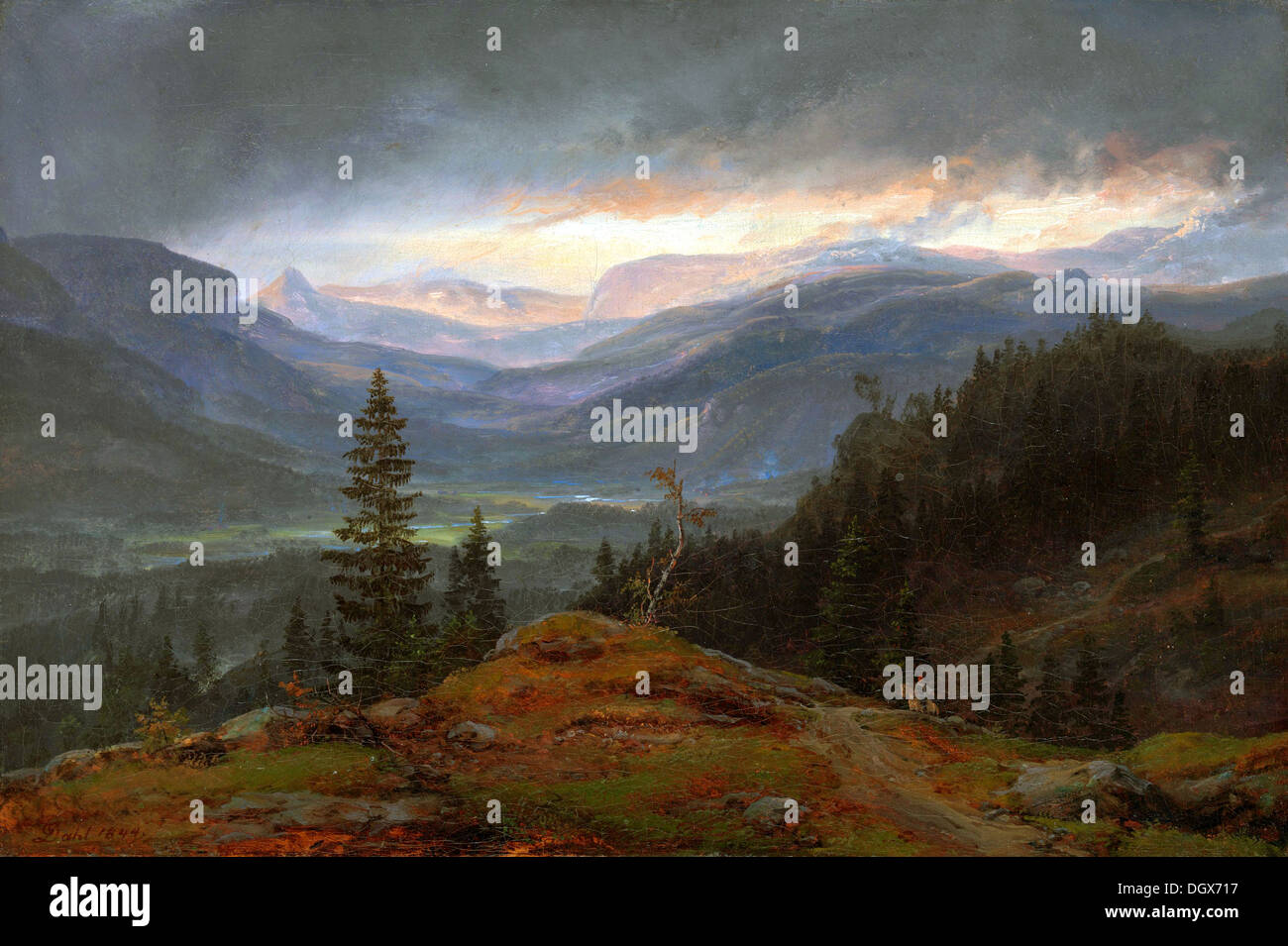 Johan christian dahl artiste Banque de photographies et d’images à ...