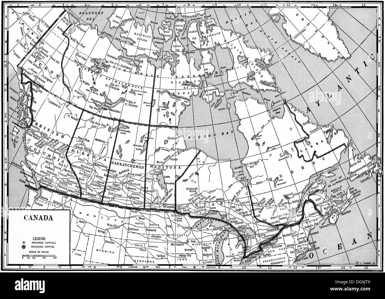 Carte ancienne du canada Banque de photographies et d’images à haute ...