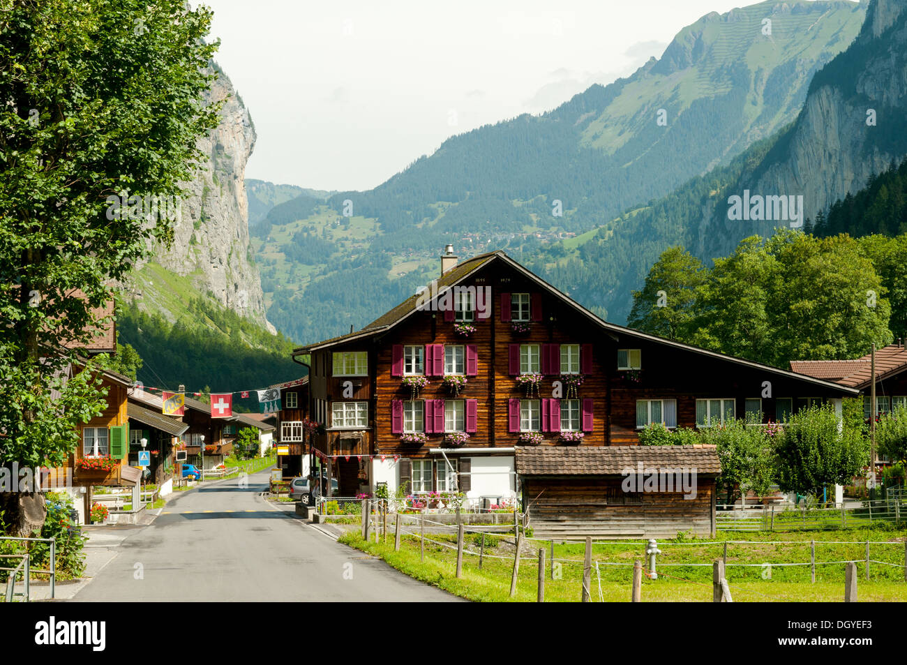 Lauterbrunnen valley stechelberg Banque de photographies et d’images à ...