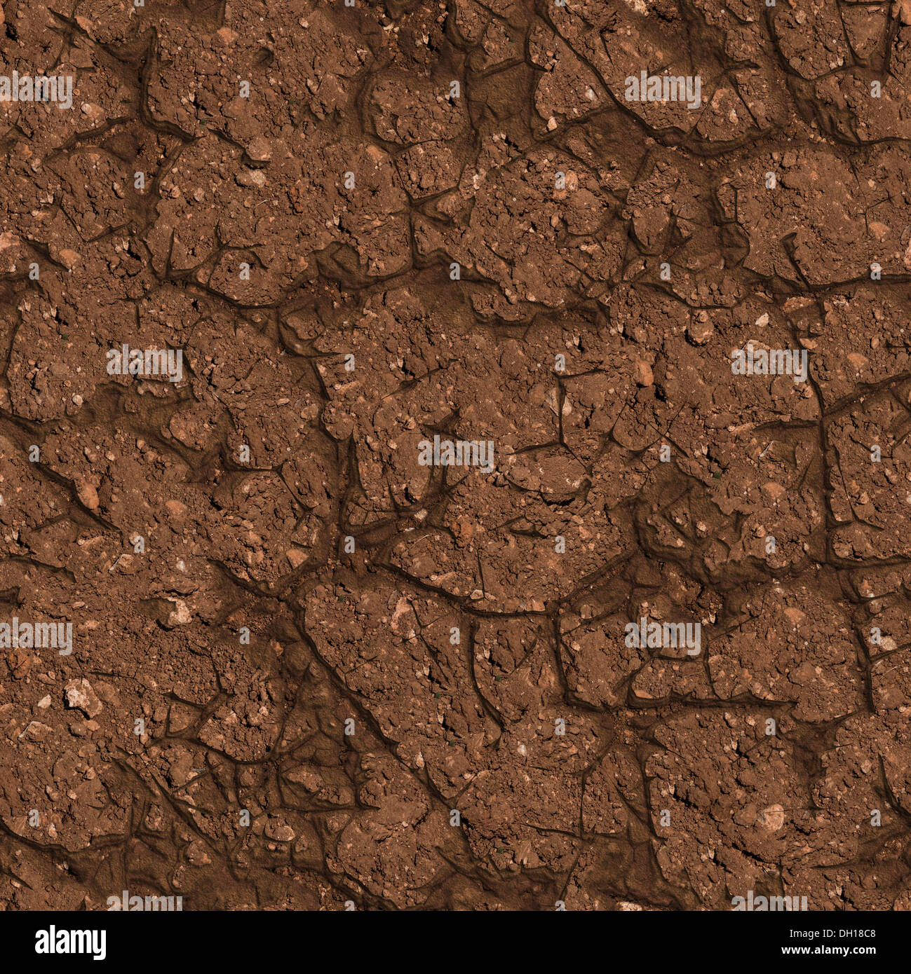 Seamless texture brown soil Banque de photographies et d’images à haute ...