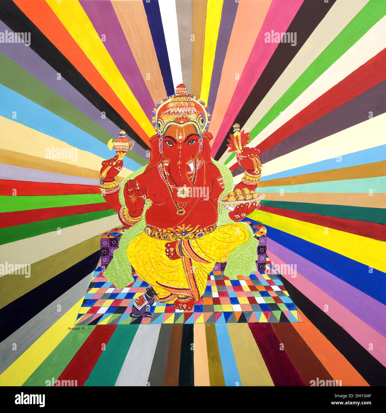 Dessin de ganesh Banque de photographies et d’images à haute résolution ...