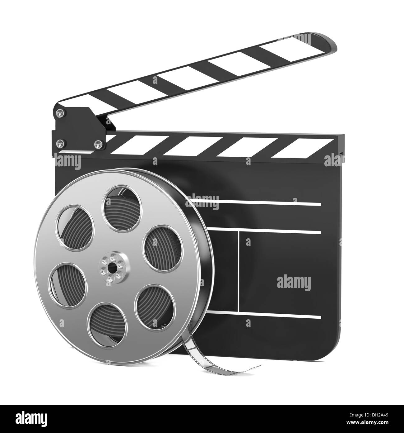 Bobine film vide Banque d'images noir et blanc - Alamy