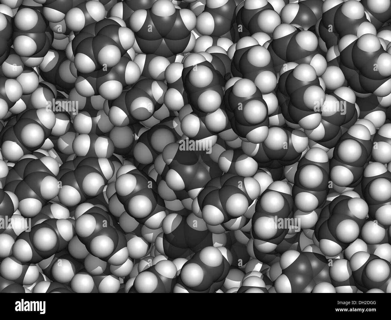 Modèle moléculaire polystyrène Banque de photographies et d’images à ...