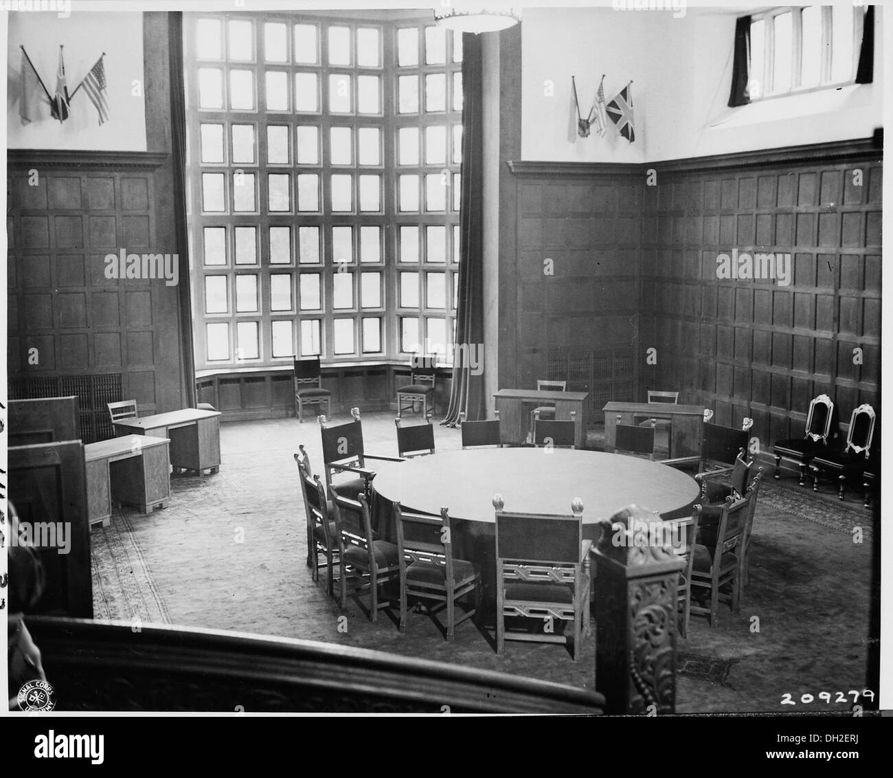 Conference room at cecilienhof palace Banque de photographies et d ...