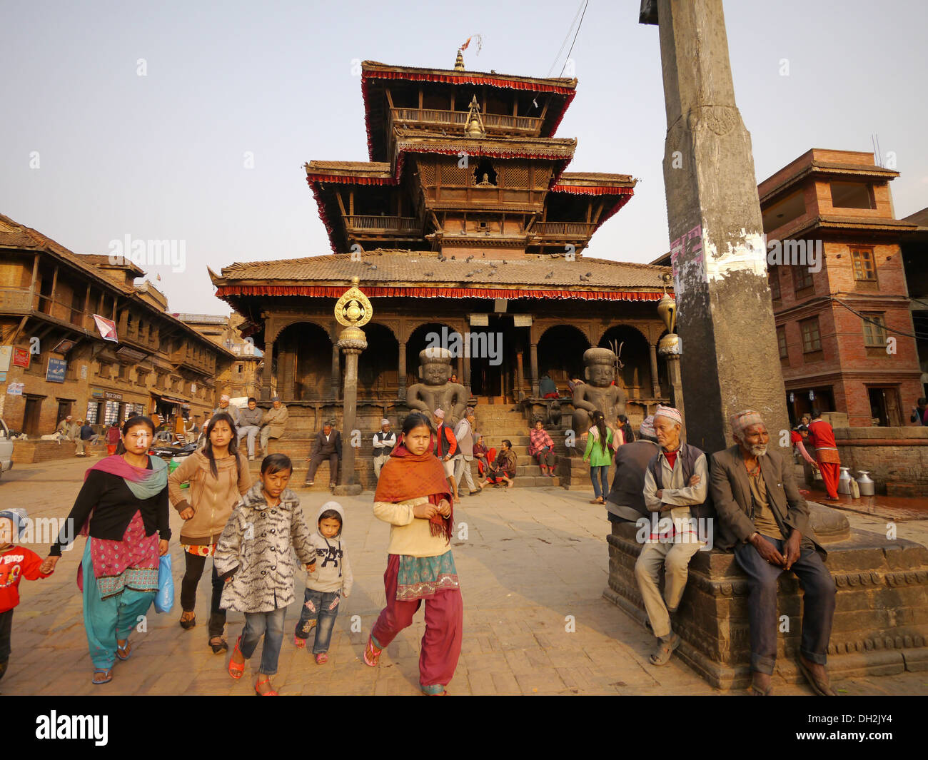 Temple hindou de bhimsen Banque de photographies et d’images à haute ...