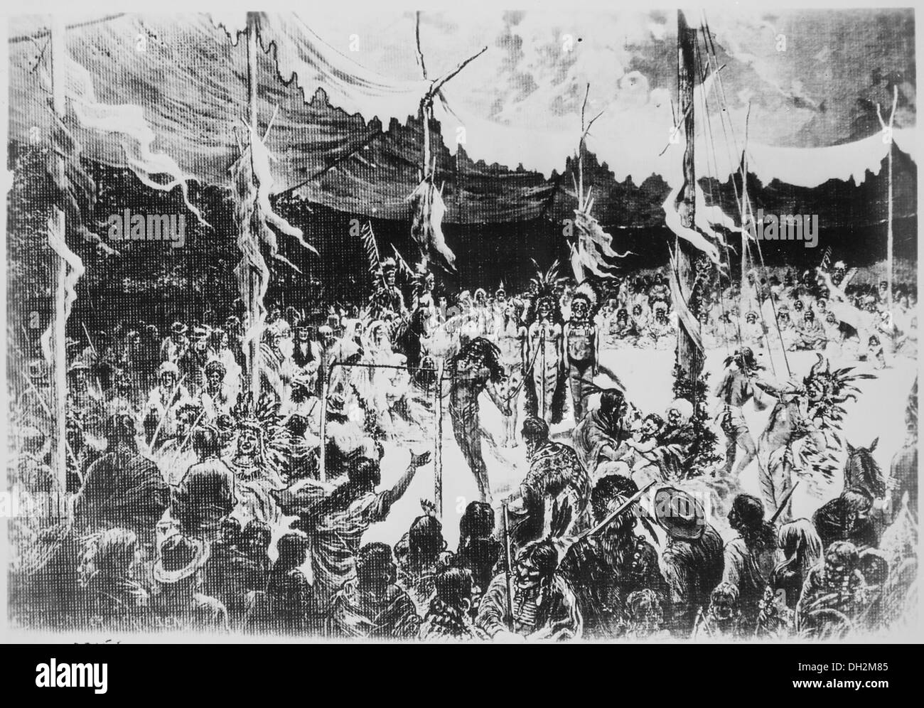 Sioux sun dance Banque de photographies et d’images à haute résolution ...