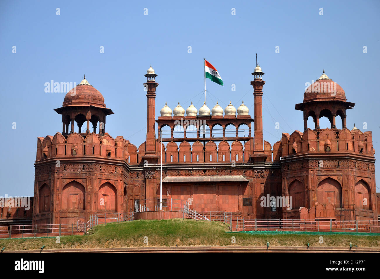 Red fort india flag Banque d'image et photos - Alamy