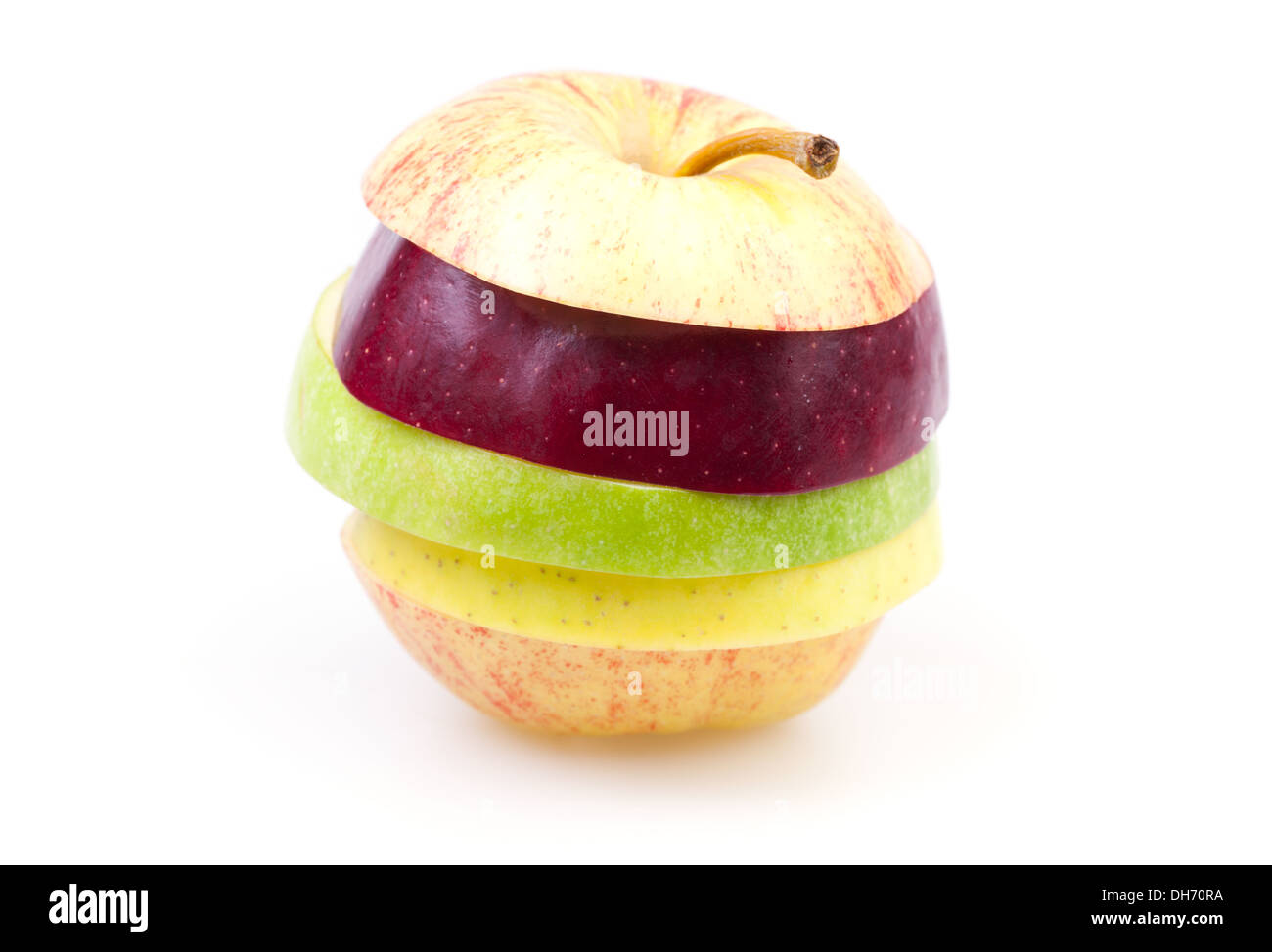 Sliced apples Banque de photographies et d’images à haute résolution ...