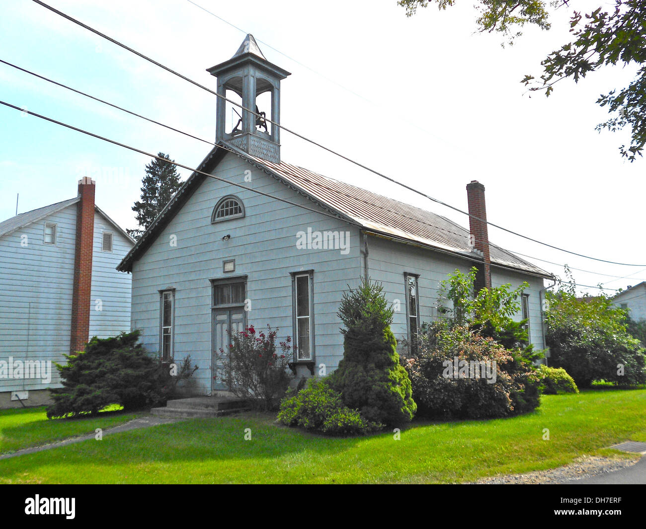 Chapelle dans le quartier historique de virginville Banque de ...