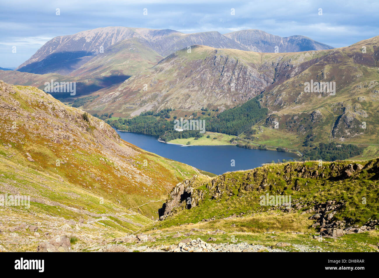 Lac d'eau de buttermere Banque de photographies et d’images à haute ...