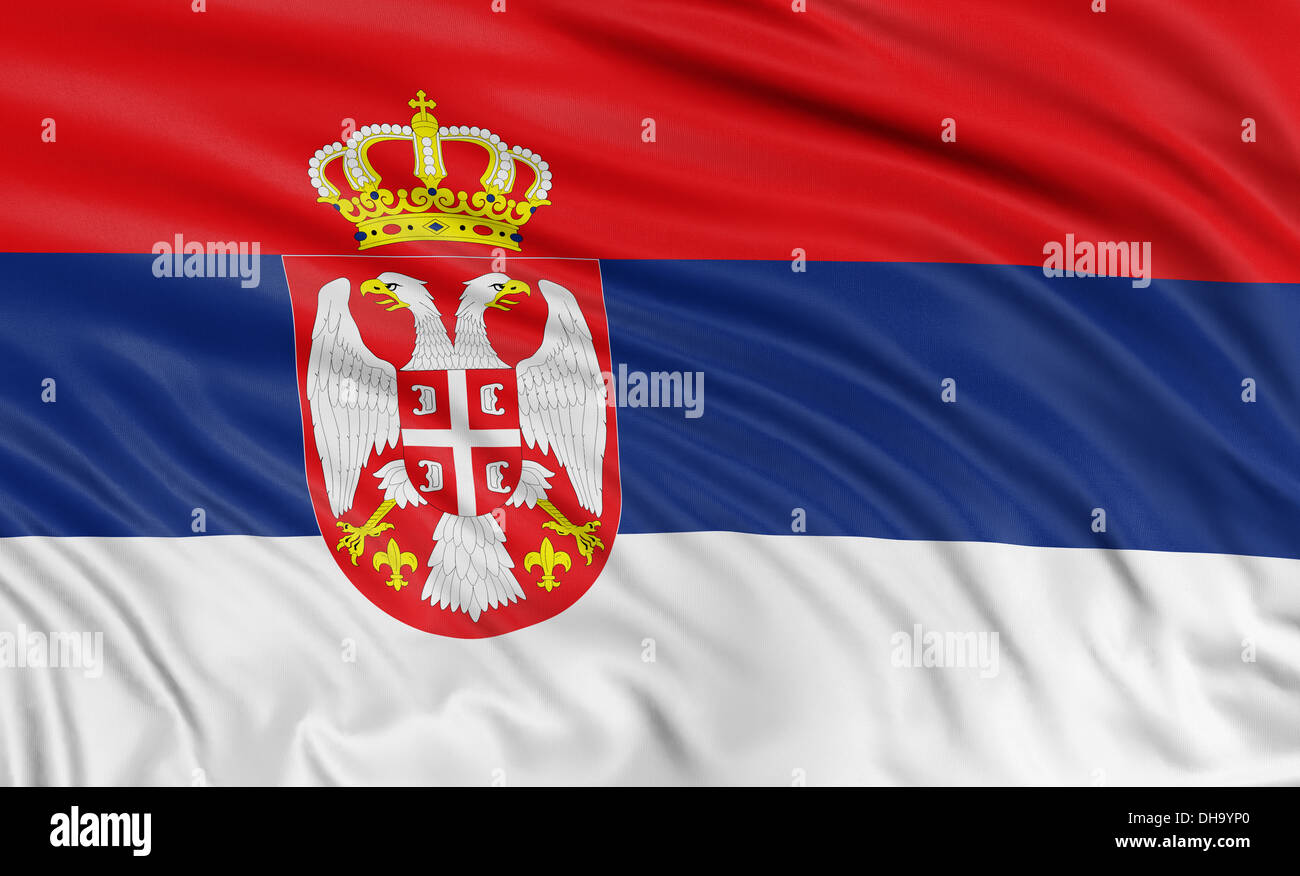 Drapeau Serbe Banque d'image et photos - Alamy