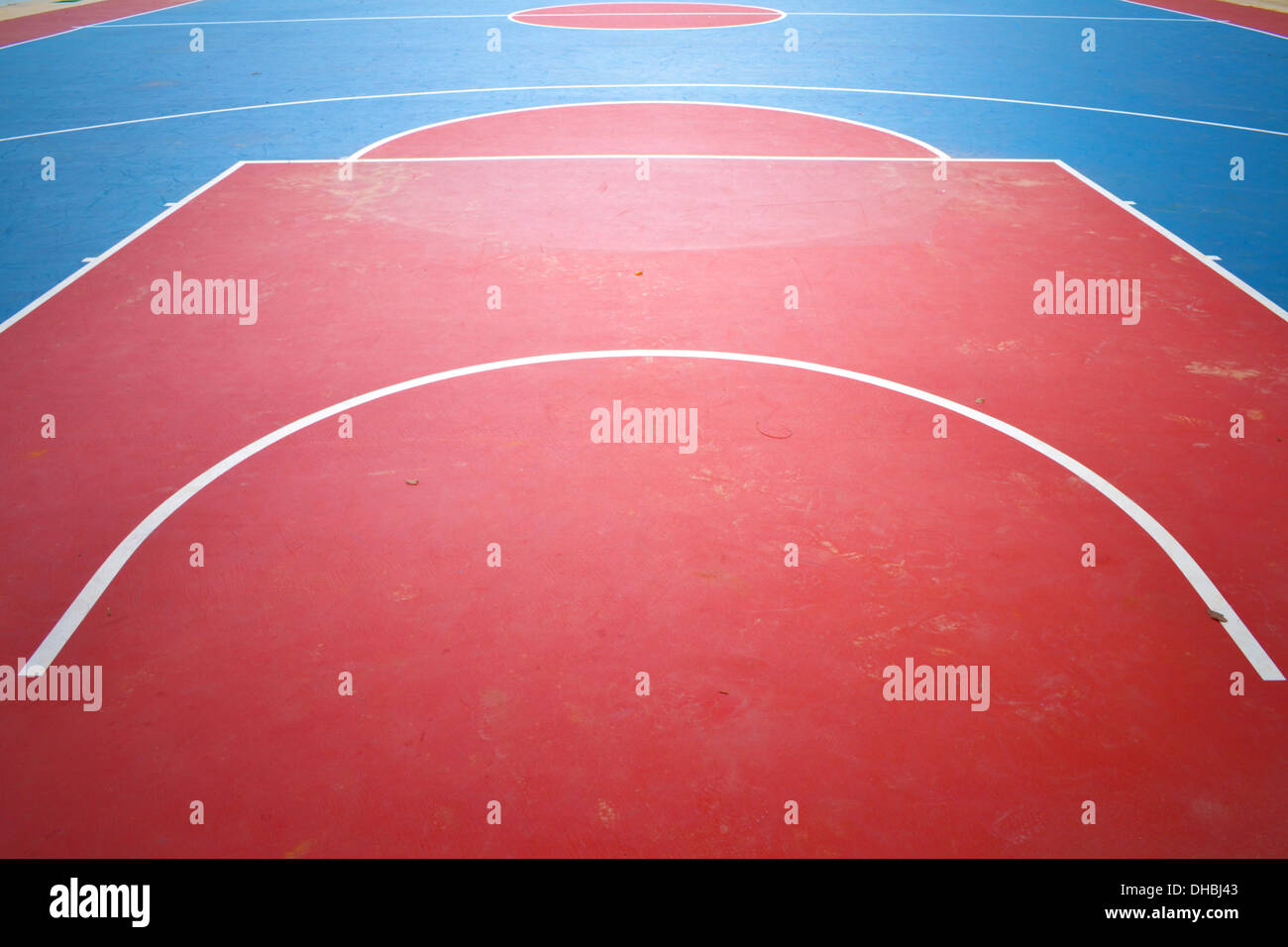 Basketball court floor Banque de photographies et d’images à haute ...