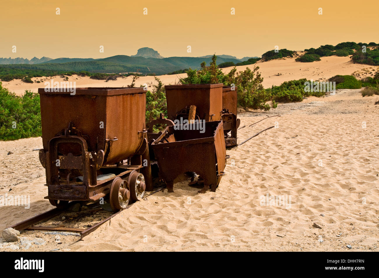 Paysage minier de la sardaigne Banque de photographies et d’images à ...