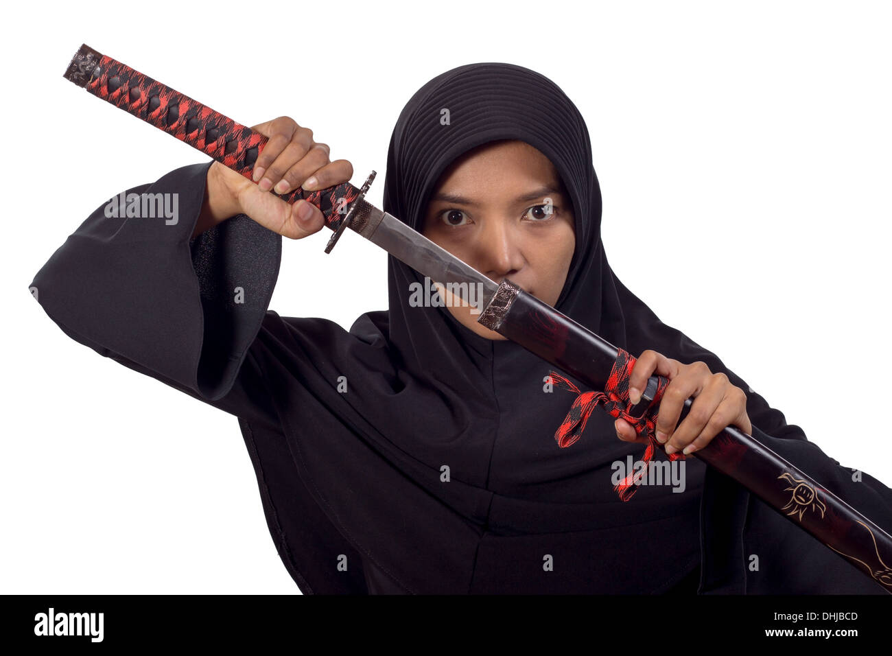 Femme et épée Banque de photographies et d’images à haute résolution ...