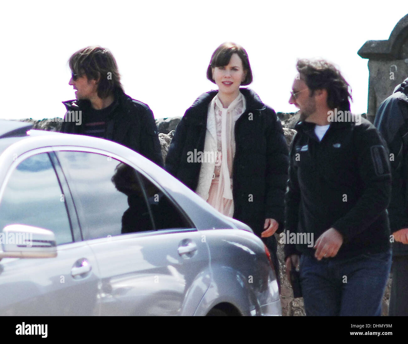 Nicole Kidman avec son mari Keith Urban de quitter le plateau de ...