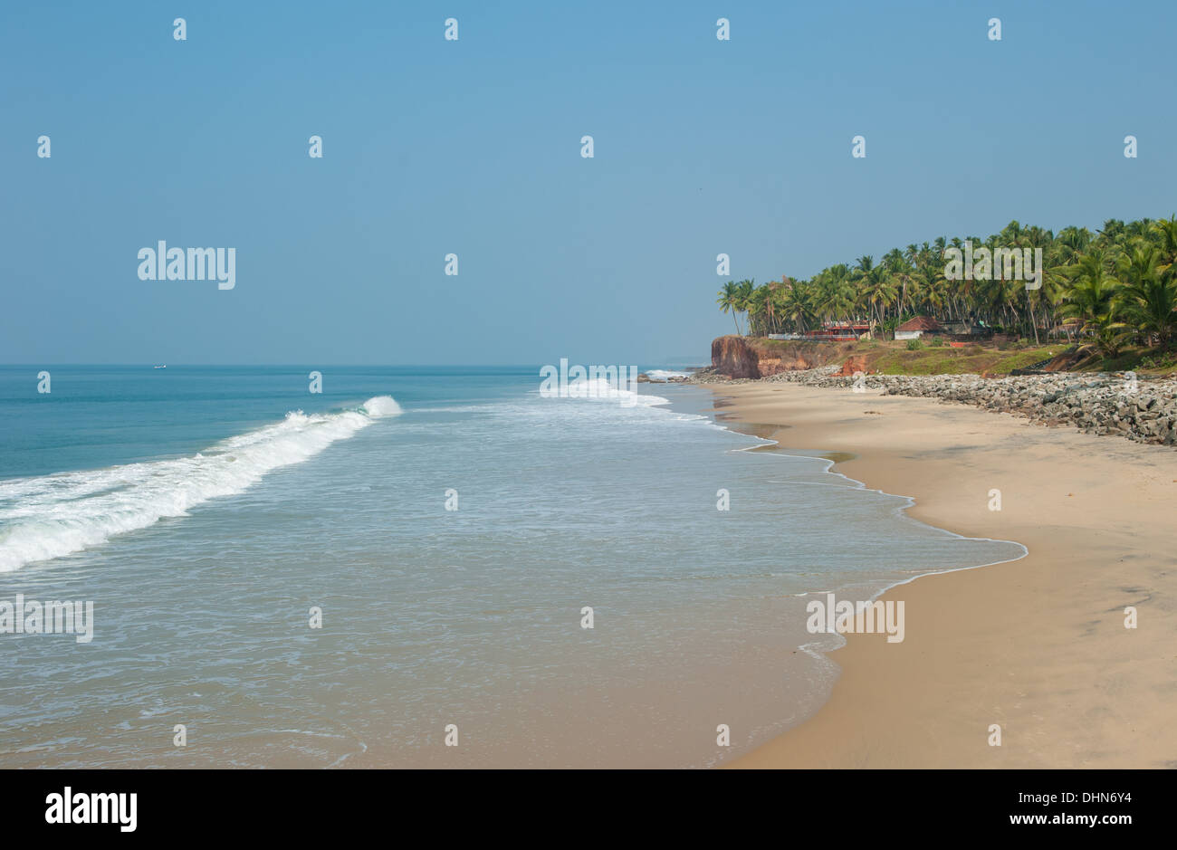 Plage de varkala plage de varkala Banque de photographies et d’images à ...