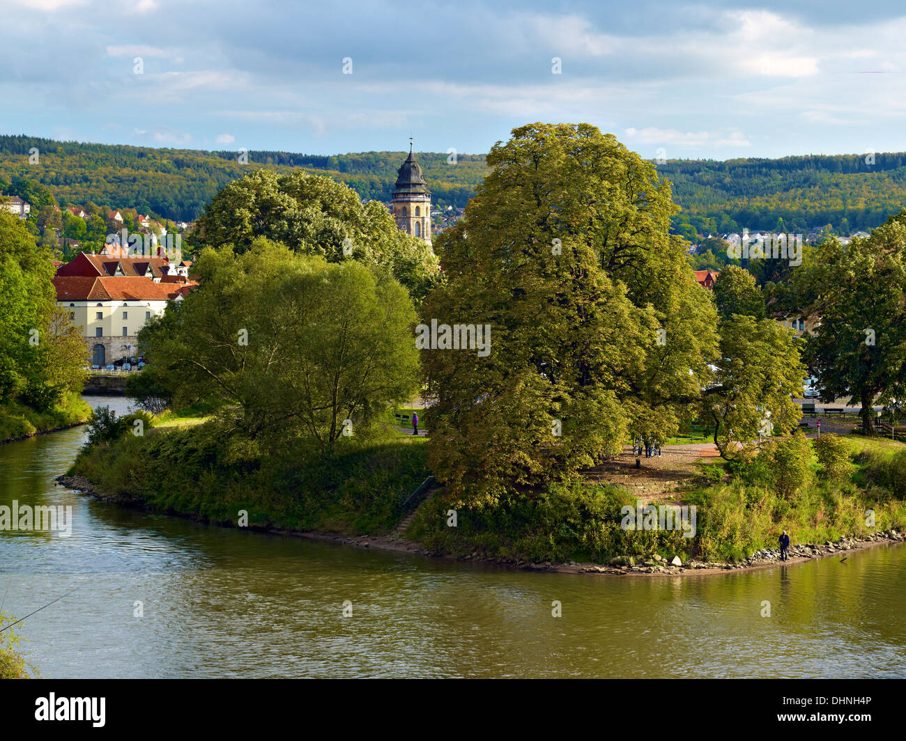 Fulda river Banque de photographies et d’images à haute résolution - Alamy