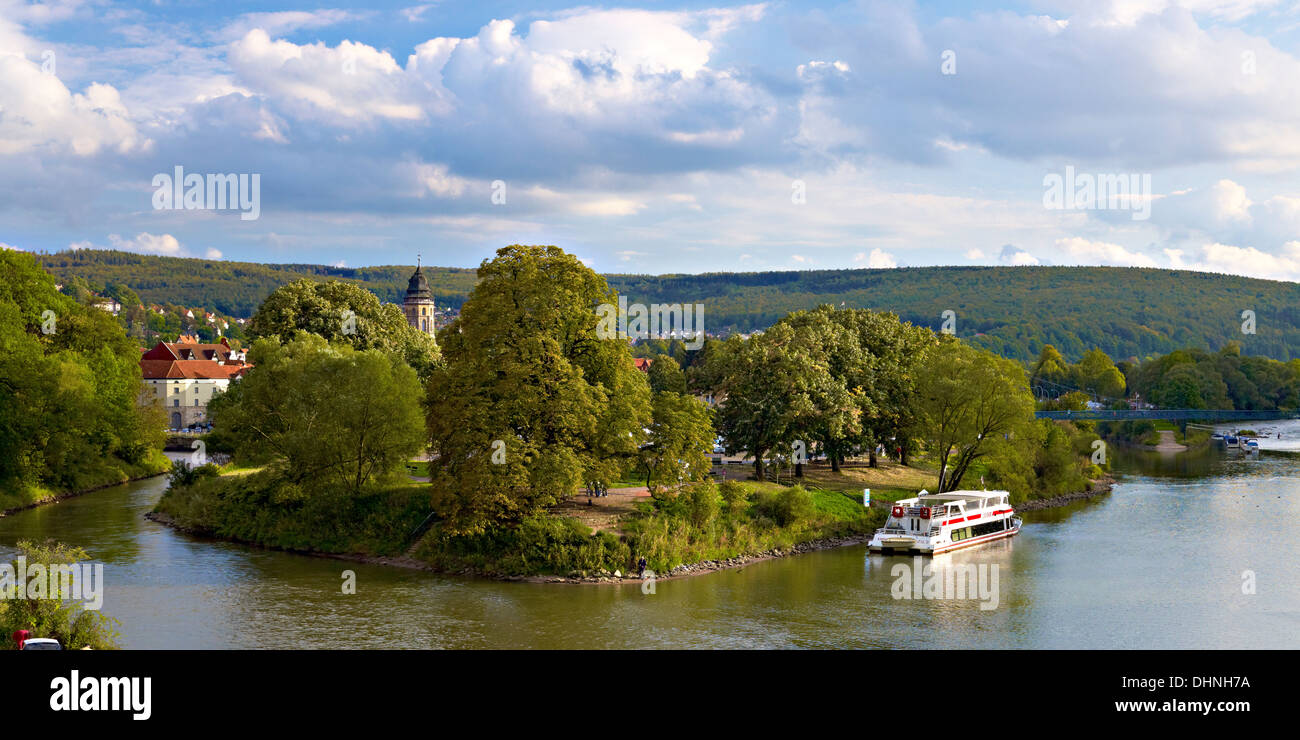 Fulda river Banque de photographies et d’images à haute résolution - Alamy