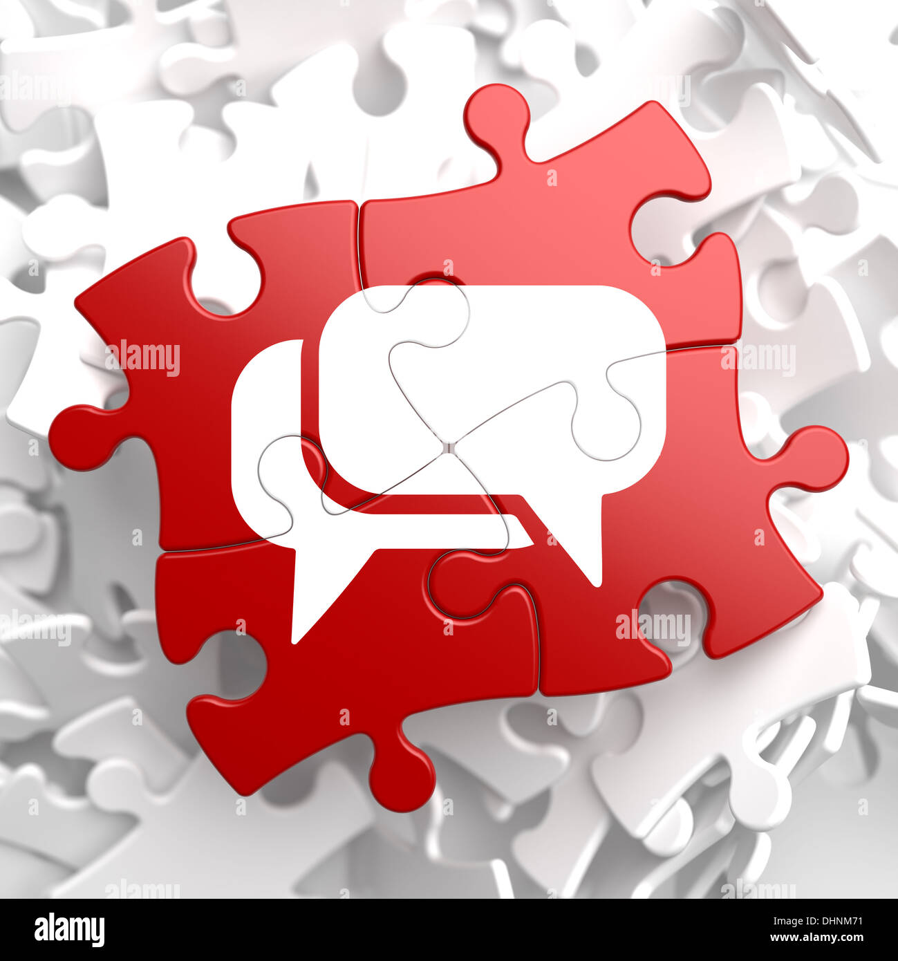 Bulle de message rouge Banque de photographies et d’images à haute ...