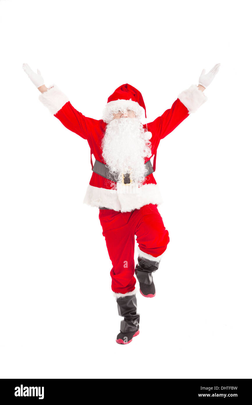 Pere noel qvec qrbre de noel Banque de photographies et d’images à ...