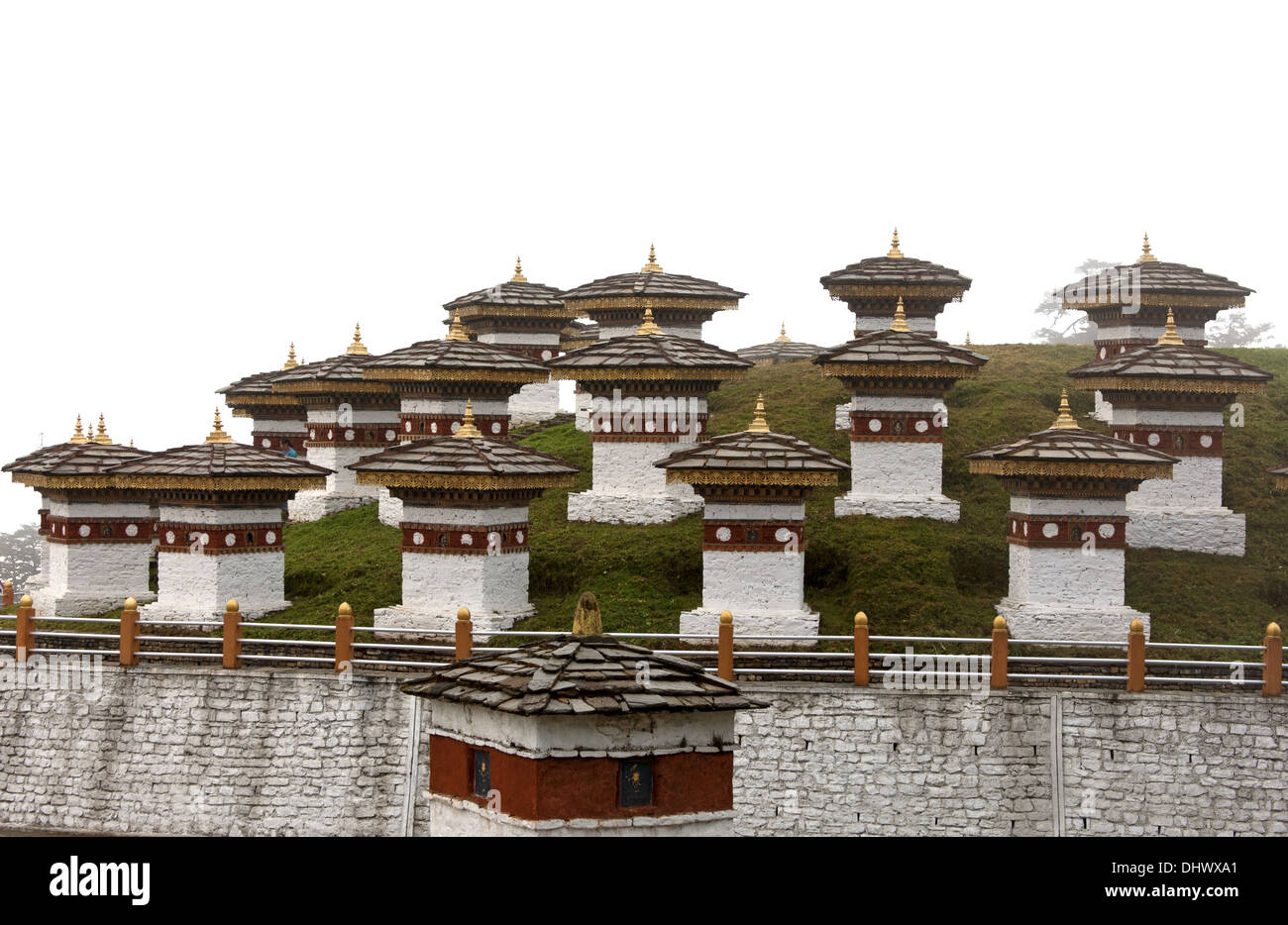 Druk wangyal khangzang chortens Banque de photographies et d’images à ...