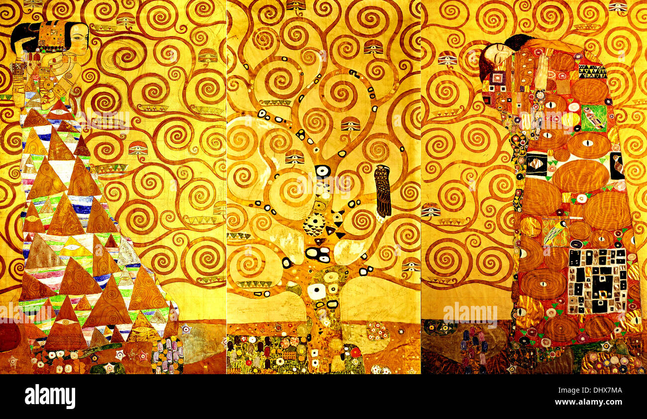 L'arbre de vie - par Gustav Klimt, 1905 Banque D'Images, Photo Stock ...