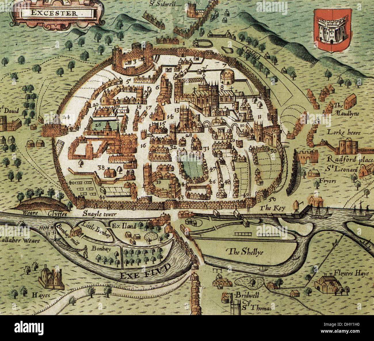 Carte exeter Banque de photographies et d’images à haute résolution - Alamy