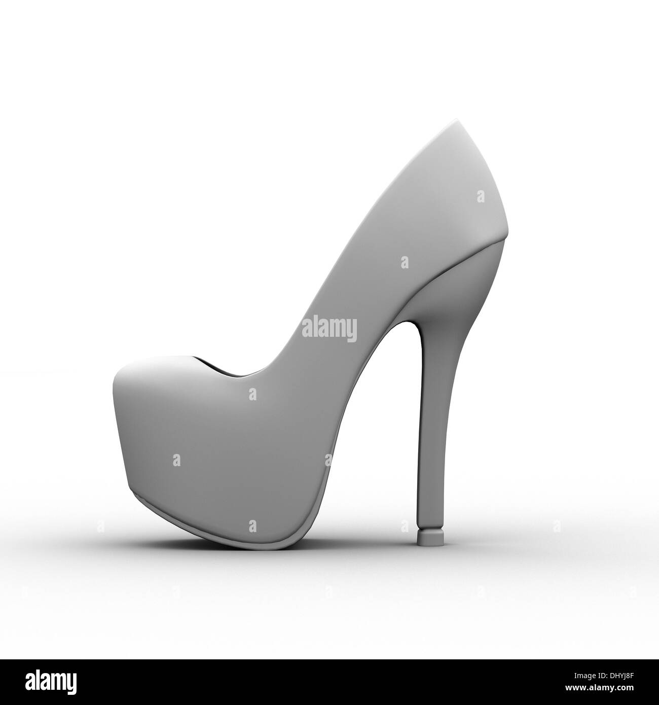 Le talon Banque d'images noir et blanc - Alamy