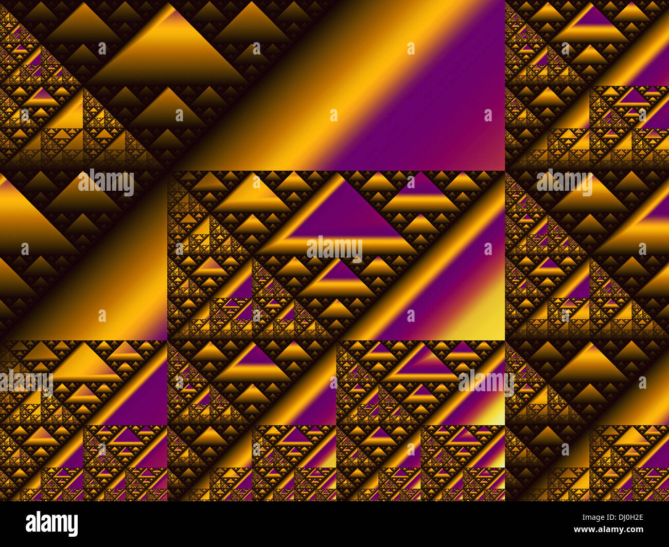 Sierpinski triangle Banque de photographies et d’images à haute ...