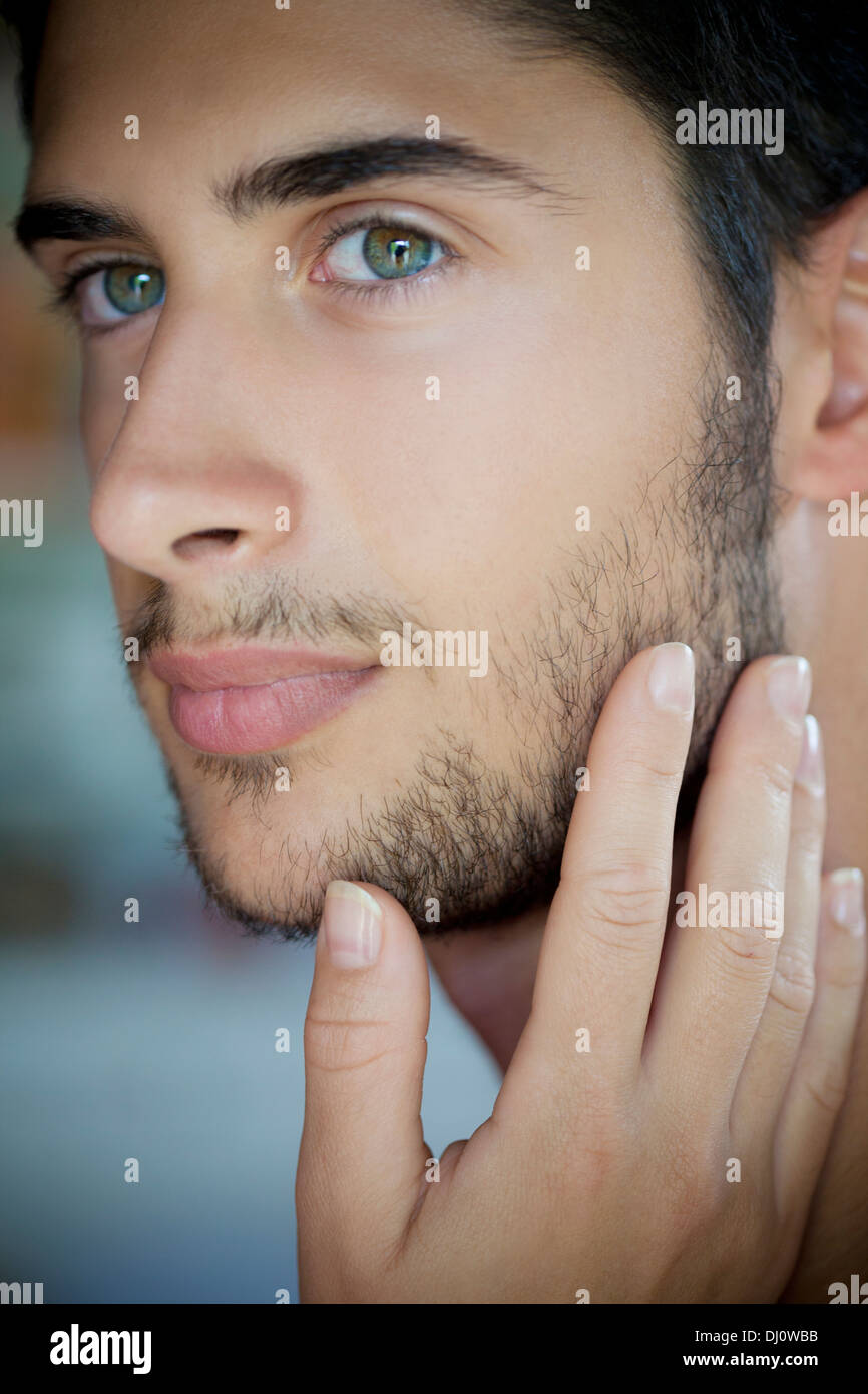 La main sur le visage Banque de photographies et d’images à haute ...