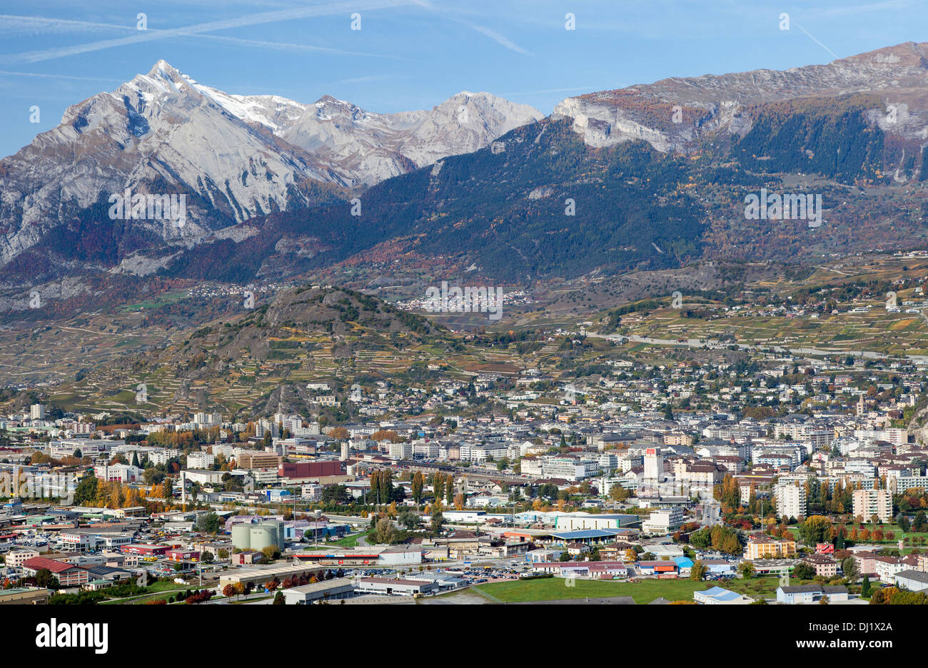 Sion, valais, suisse Banque de photographies et d’images à haute ...