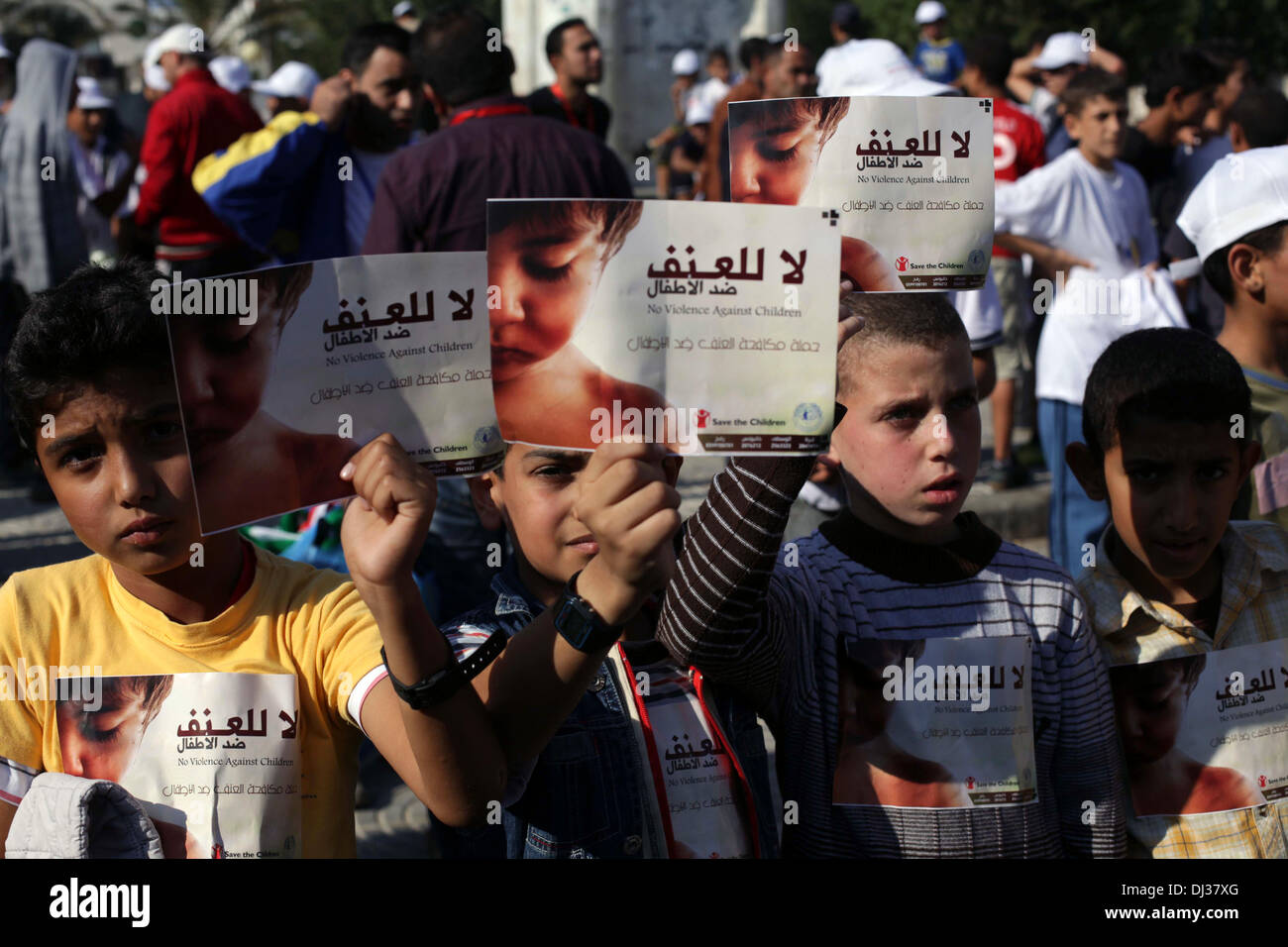 La ville de Gaza, bande de Gaza, territoire palestinien, . 20 nov ...