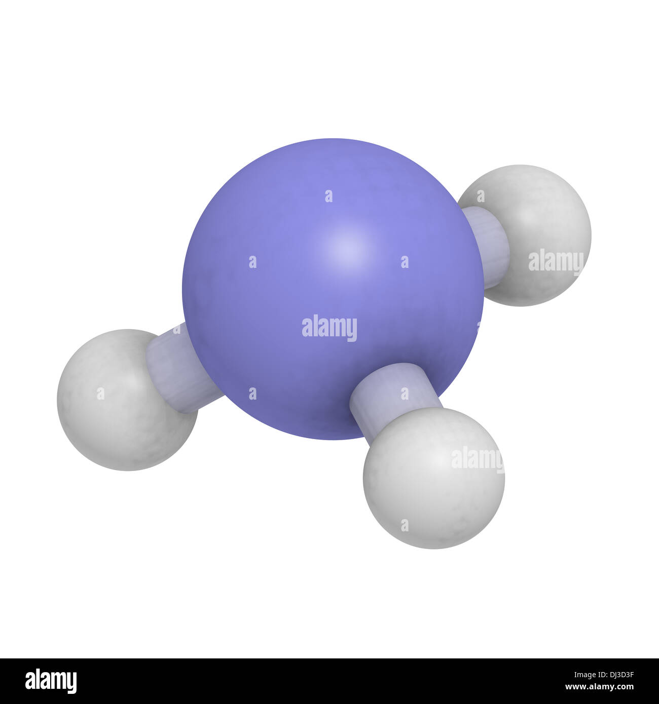 Ammonia nh3 molecule chemical structure Banque de photographies et d ...