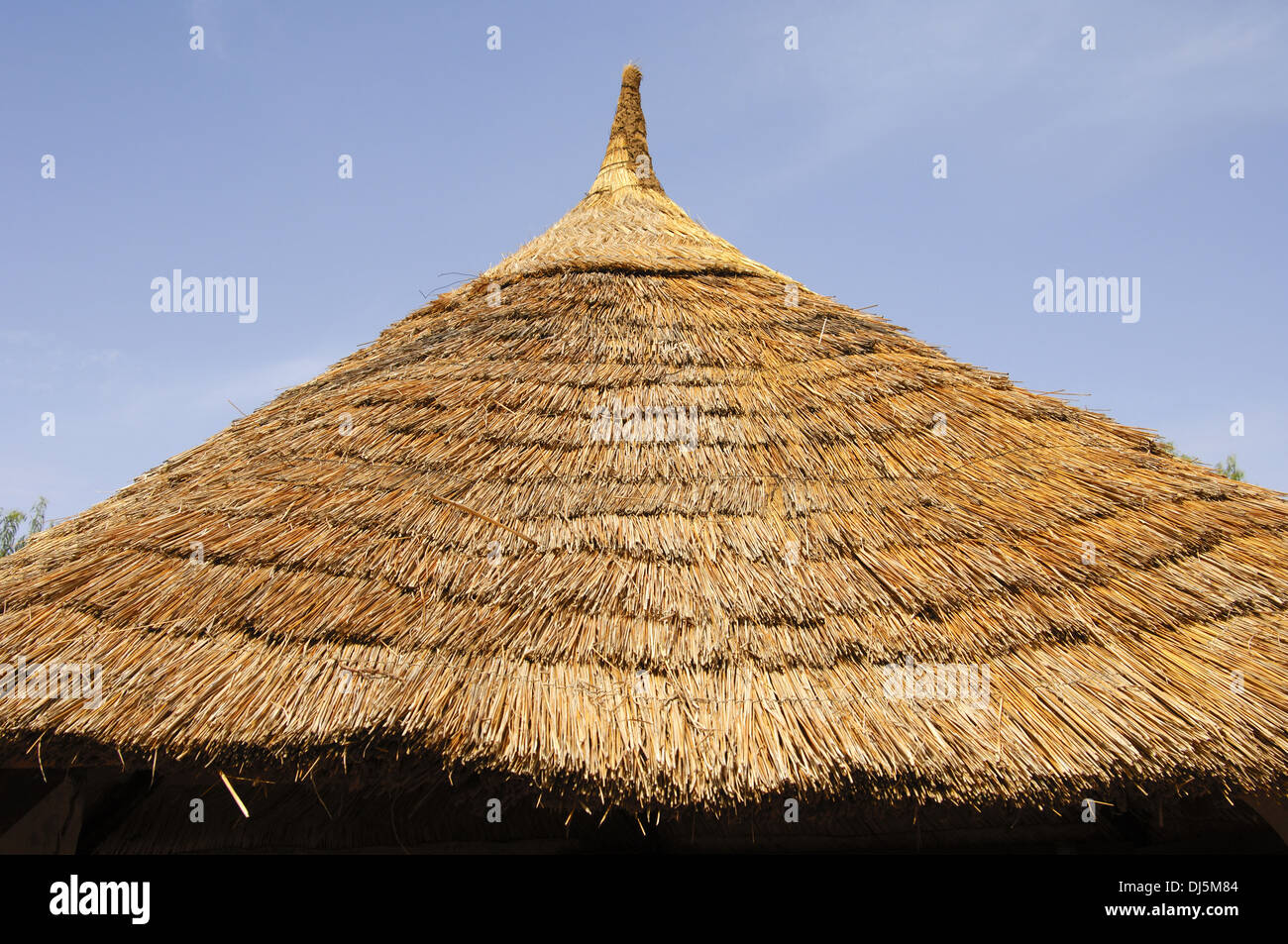 Petite maison au toit de chaume Banque de photographies et d’images à haute résolution - Alamy