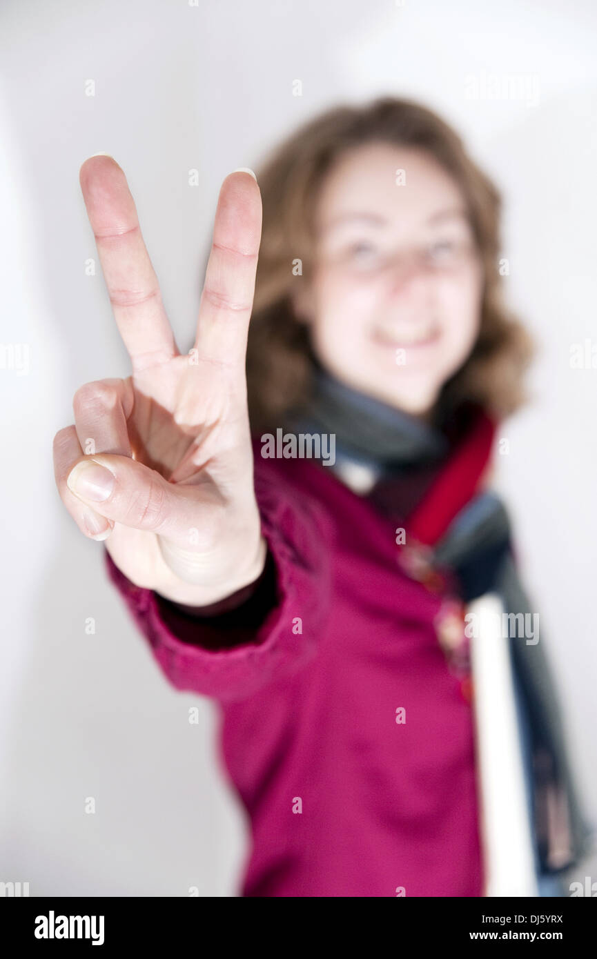 Victory sign Banque de photographies et d’images à haute résolution - Alamy