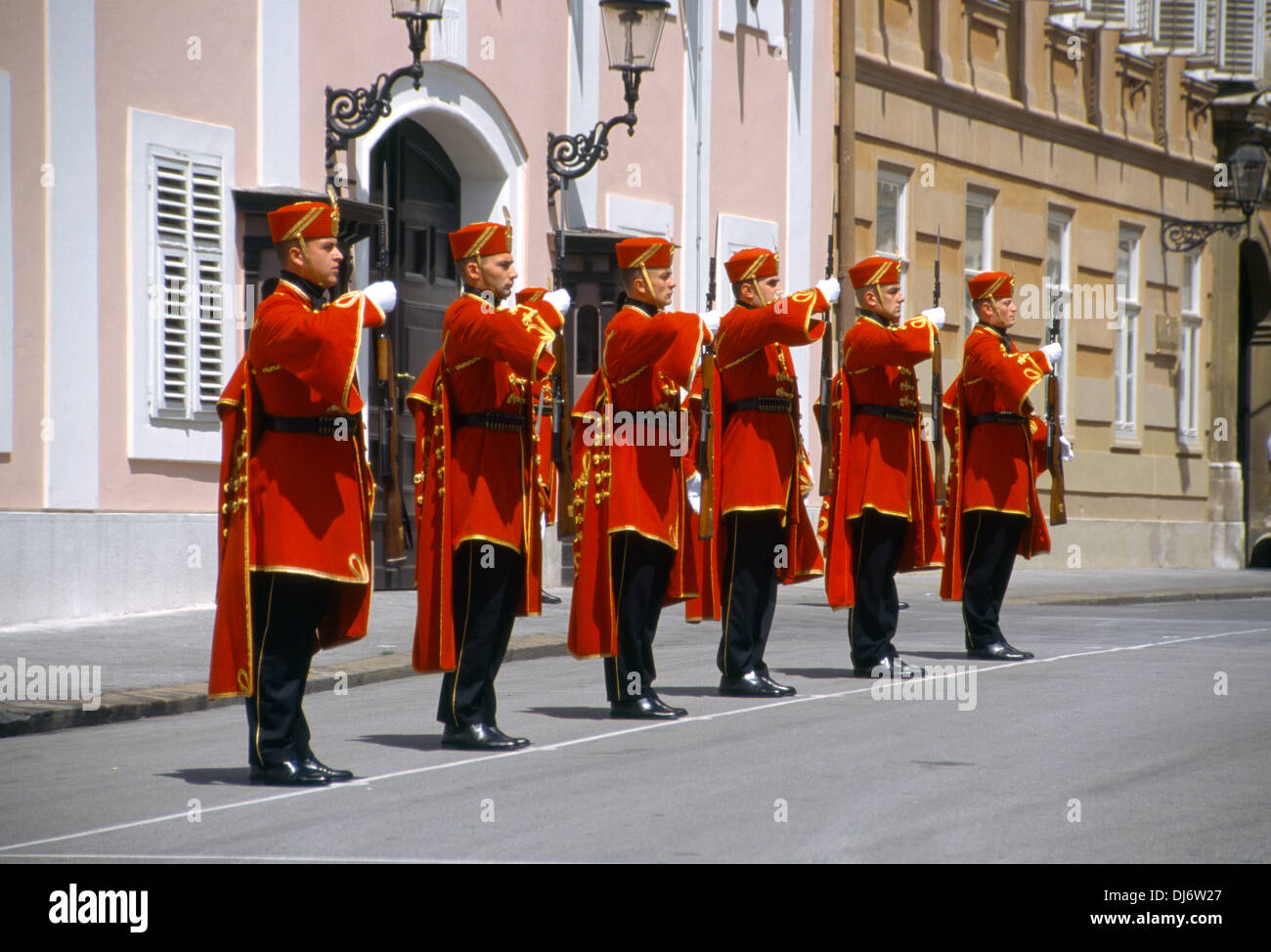 Presidential guard croatian Banque de photographies et d’images à haute ...