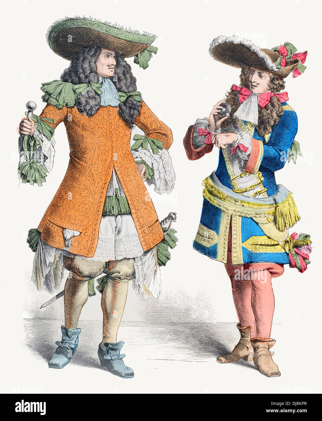 Fin du 17ème siècle XVII français d'officier d'infanterie noble et ...