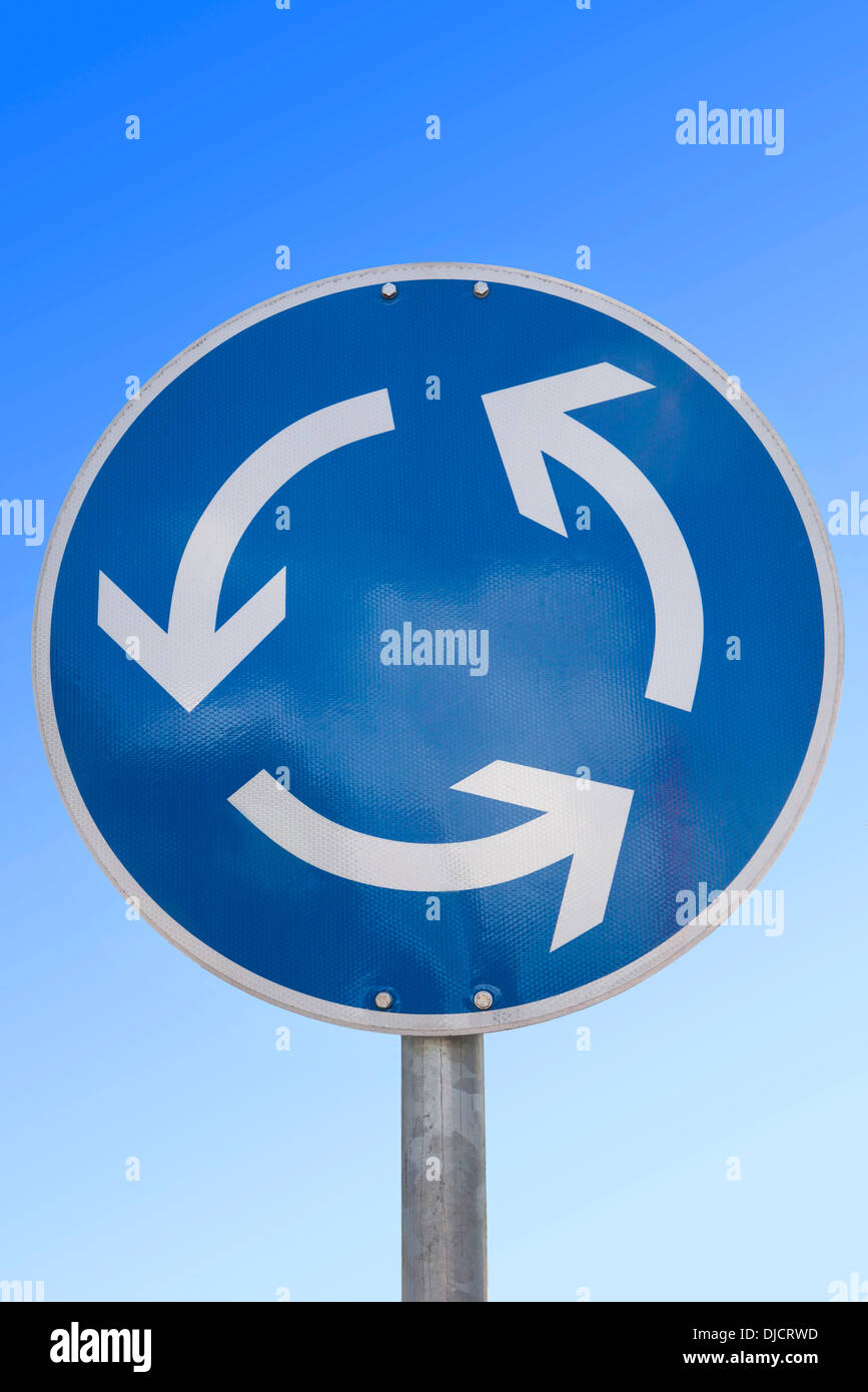 Rond point avec symbole Banque de photographies et d’images à haute ...