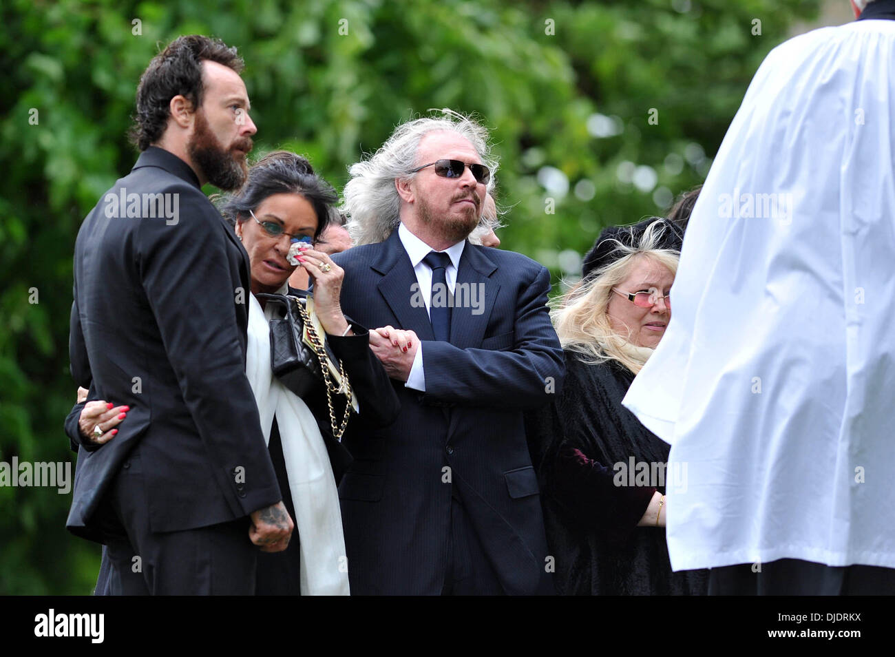 Stevie Gibb, Linda Ann Gray, Barry Gibb et Dwina Gibb Robin Gibb des ...