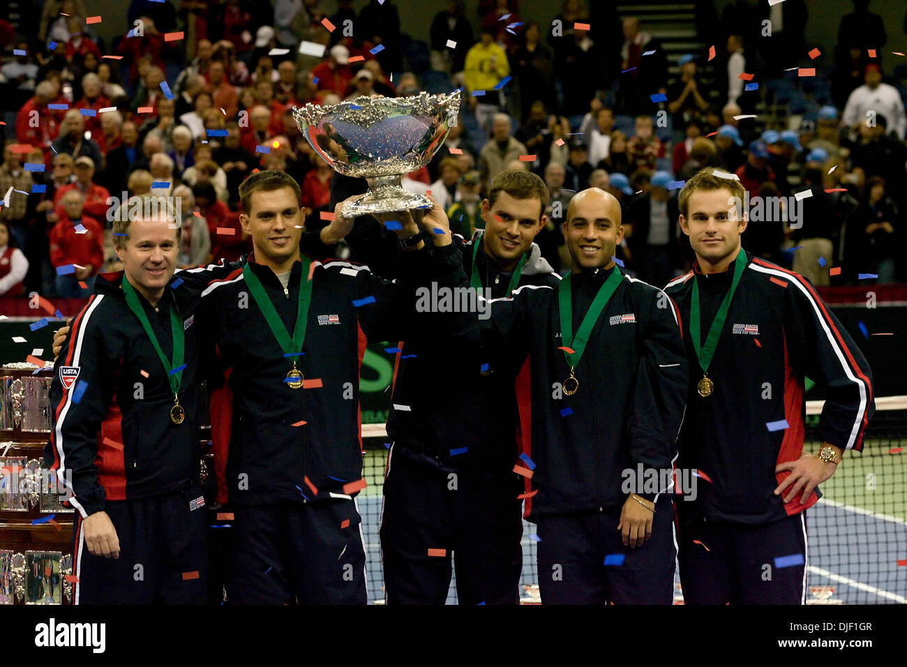02 déc., 2007 - Portland, Oregon, USA - le capitaine de Coupe Davis ...