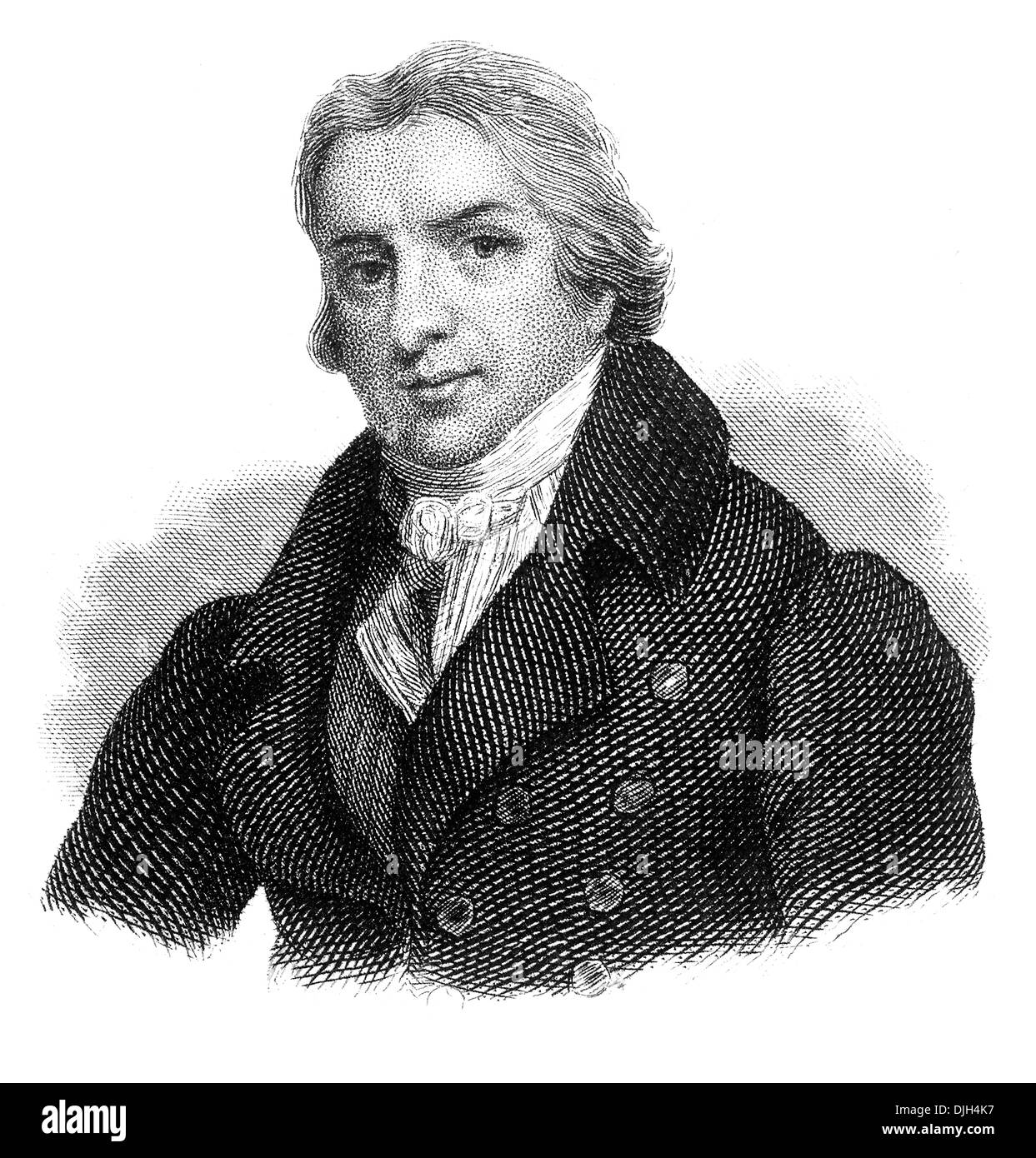 Portrait de Anthony Edward Jenner, 1749 - 1823, un médecin et ...