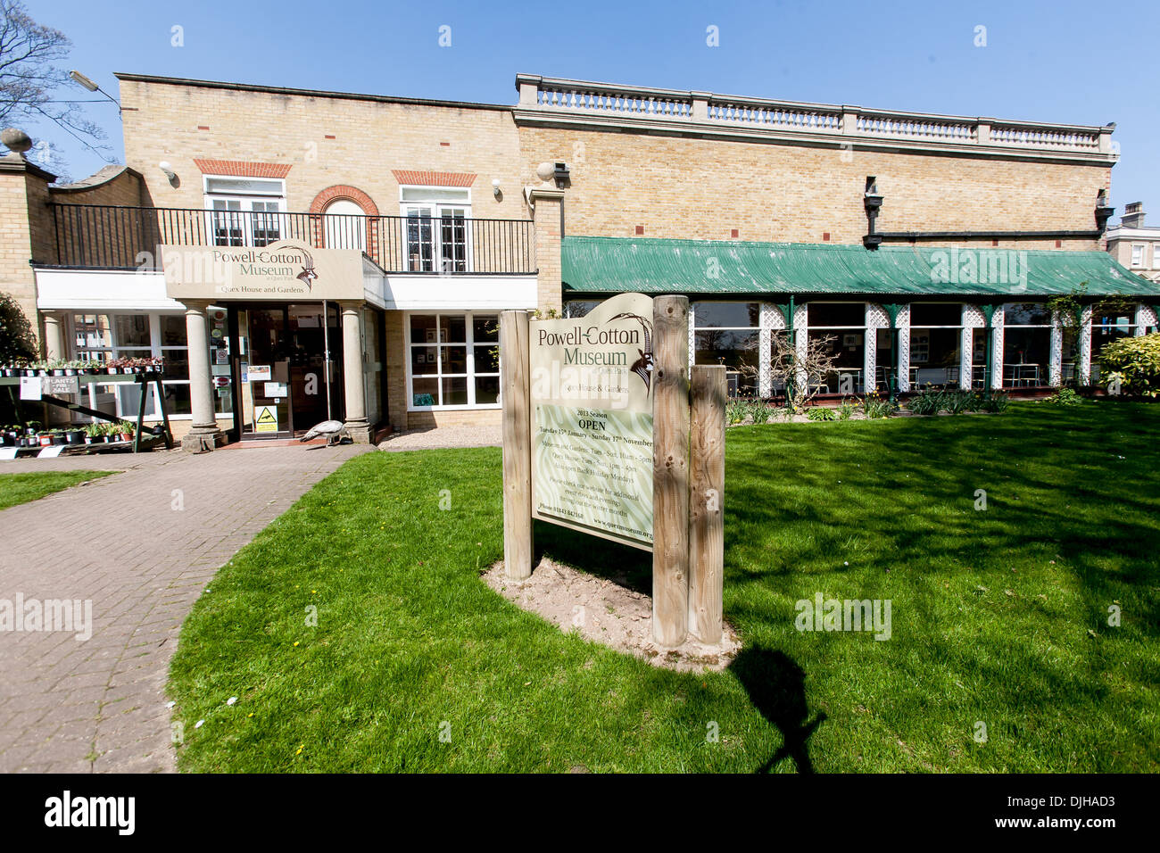 Quex park Estate Accueil de la Powell Museum, coton avec sa collection ...