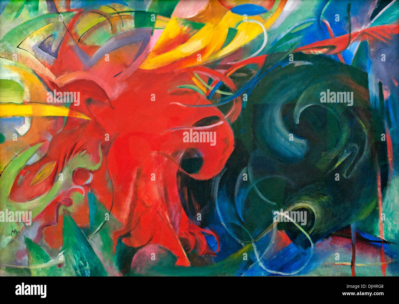 Franz marc les formes combattantes Banque de photographies et d’images ...