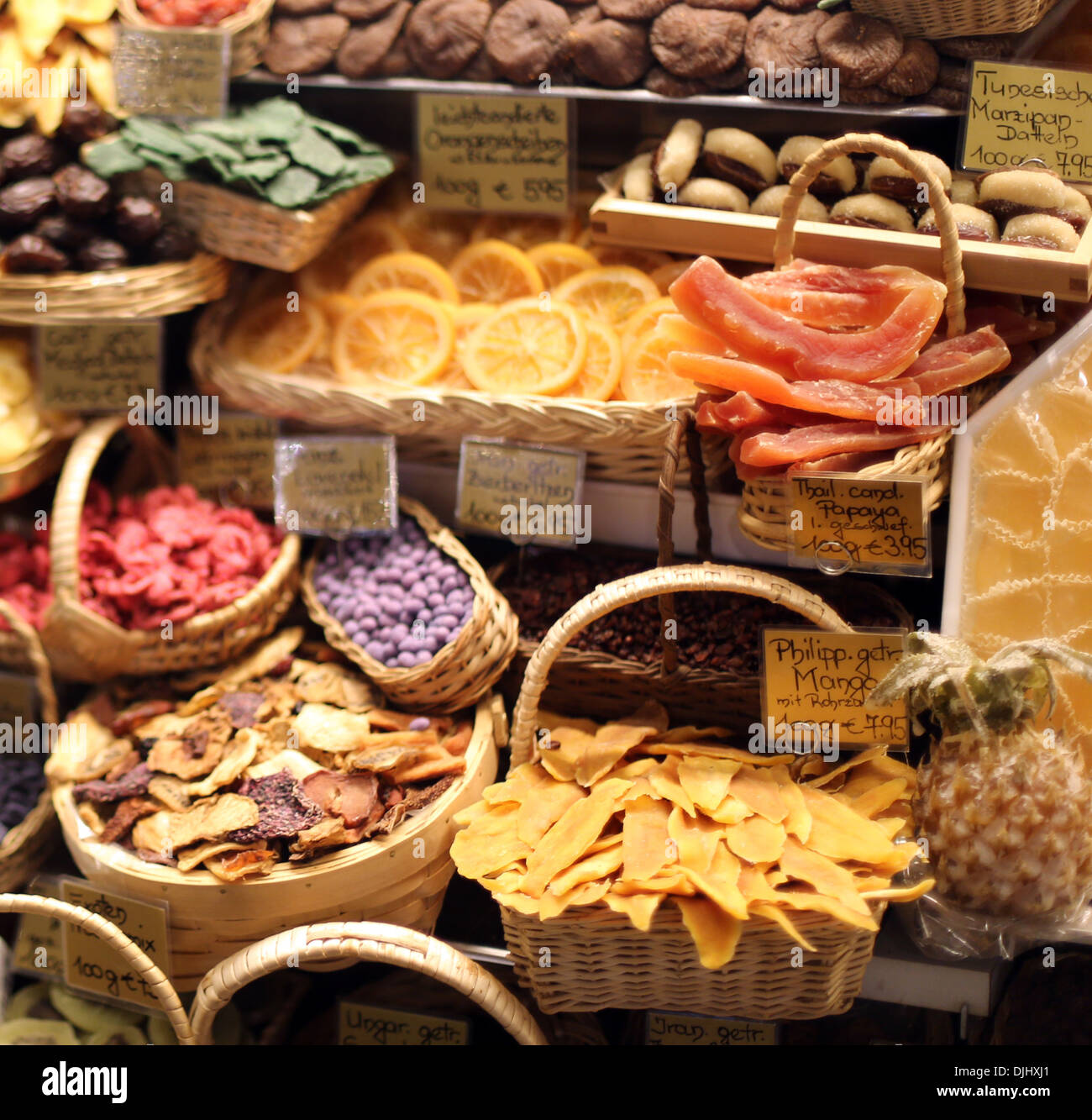 étalage de fruits secs Banque de photographies et d’images à haute ...