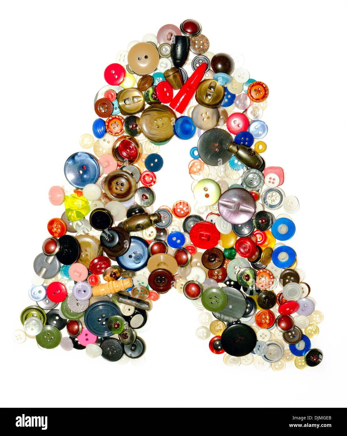 Boutons alphabet abc Banque d'images détourées - Alamy