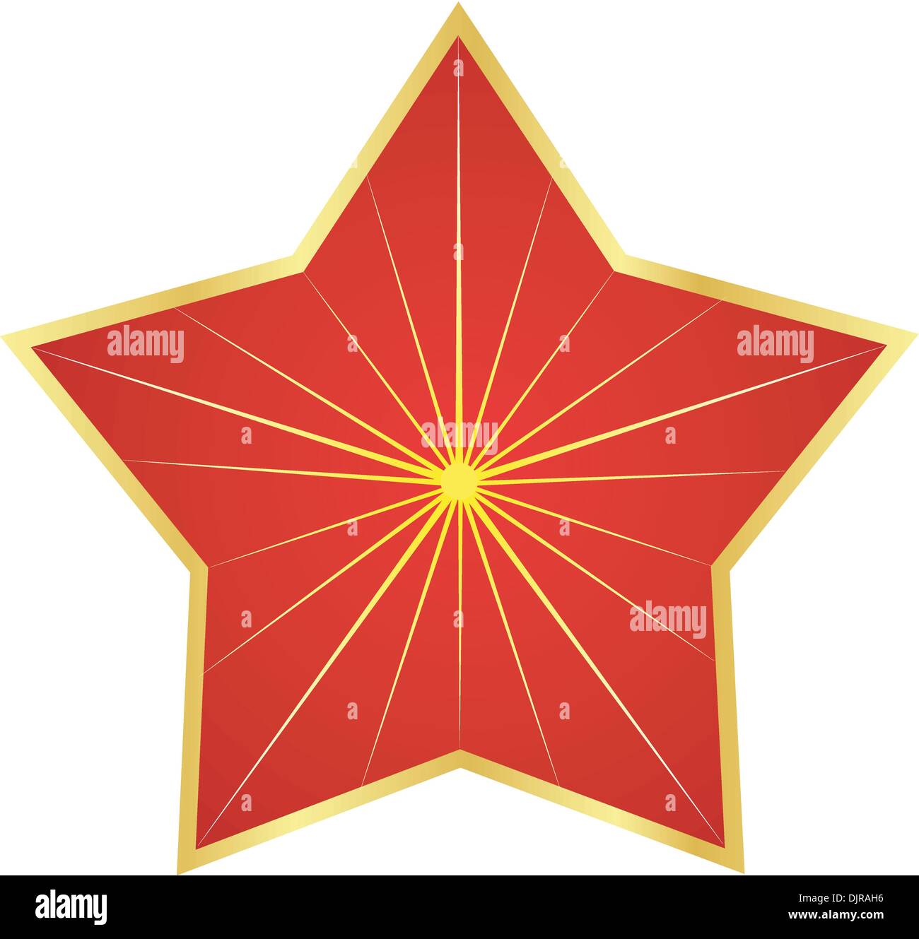 étoile rouge soviétique Banque d'images vectorielles - Alamy