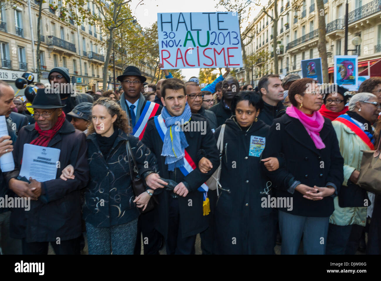 Paris, France. Manifestation publique, Marche contre le racisme et l ...
