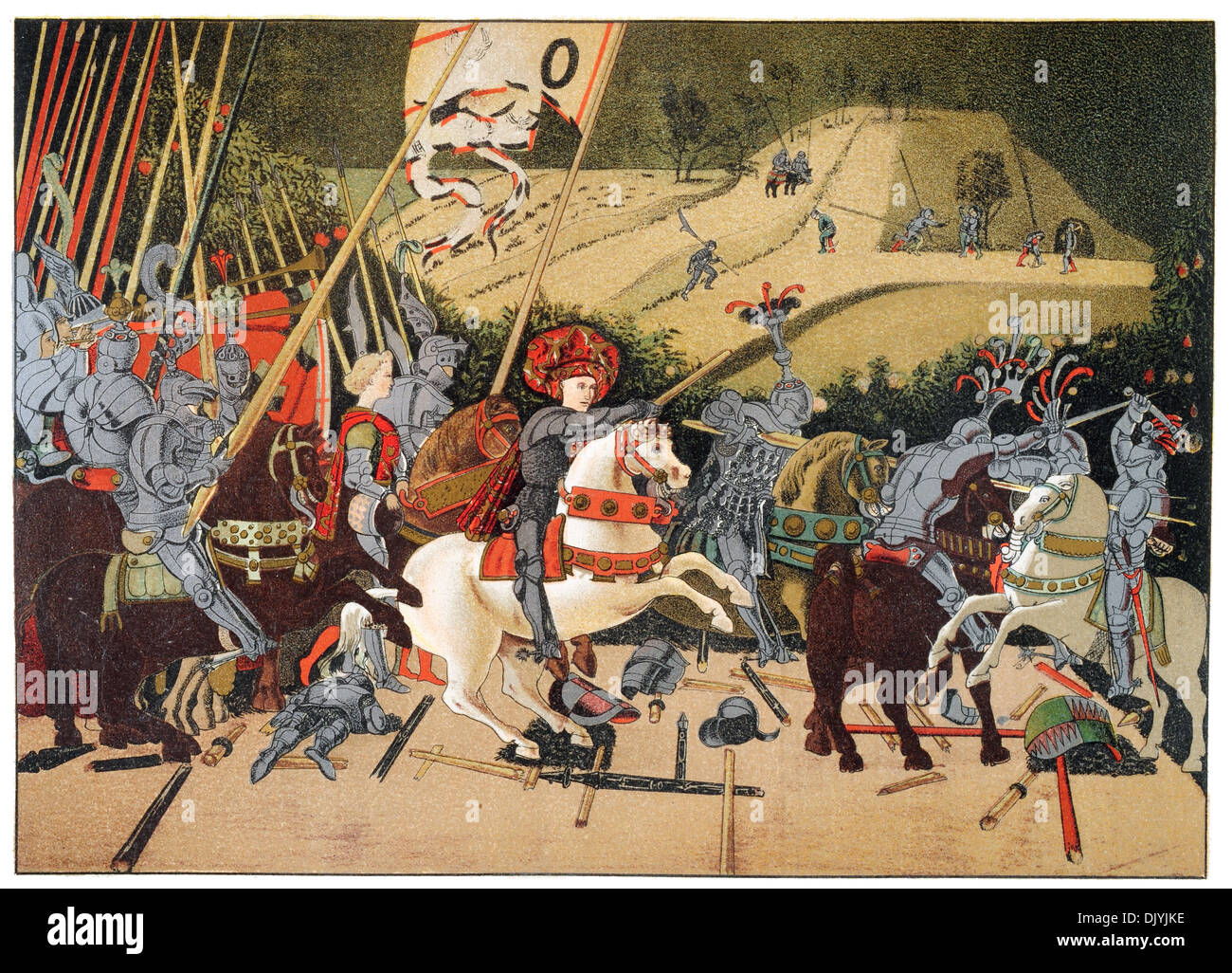 Paolo uccello la bataille de san romano Banque de photographies et d ...